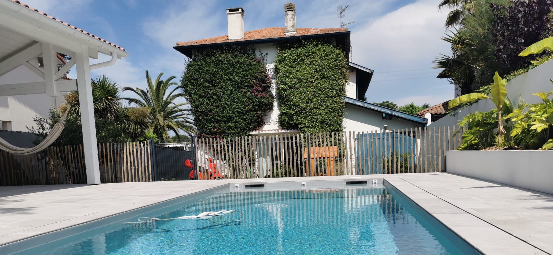 Basque house from the 1930s, swimming pool - Maison Sud Ouest